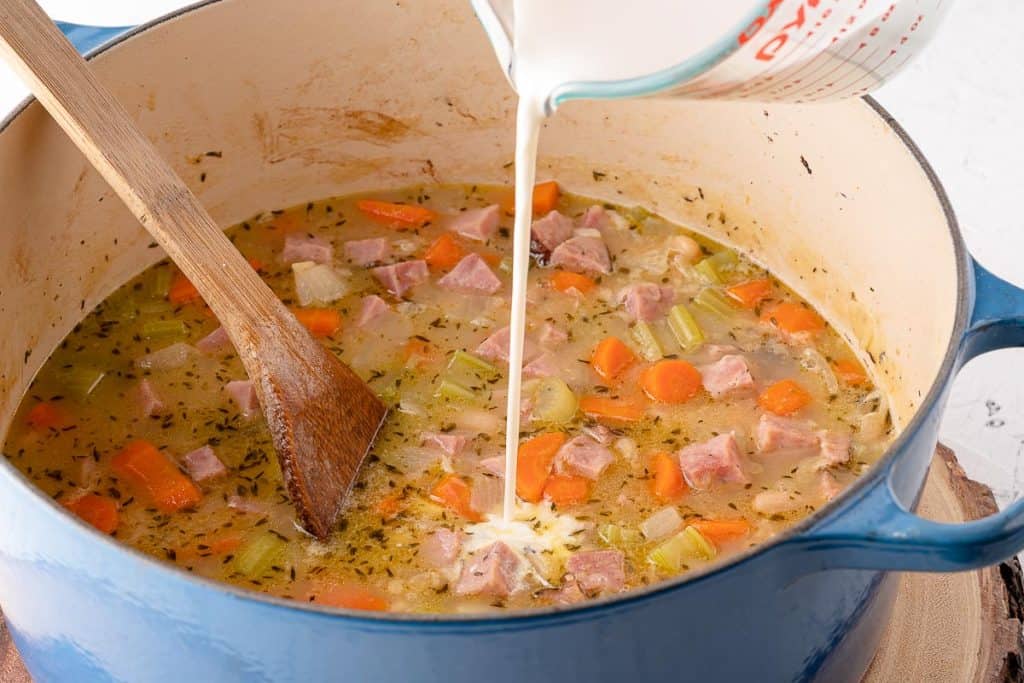 Ham and White Bean Chowder - Nibble and Dine