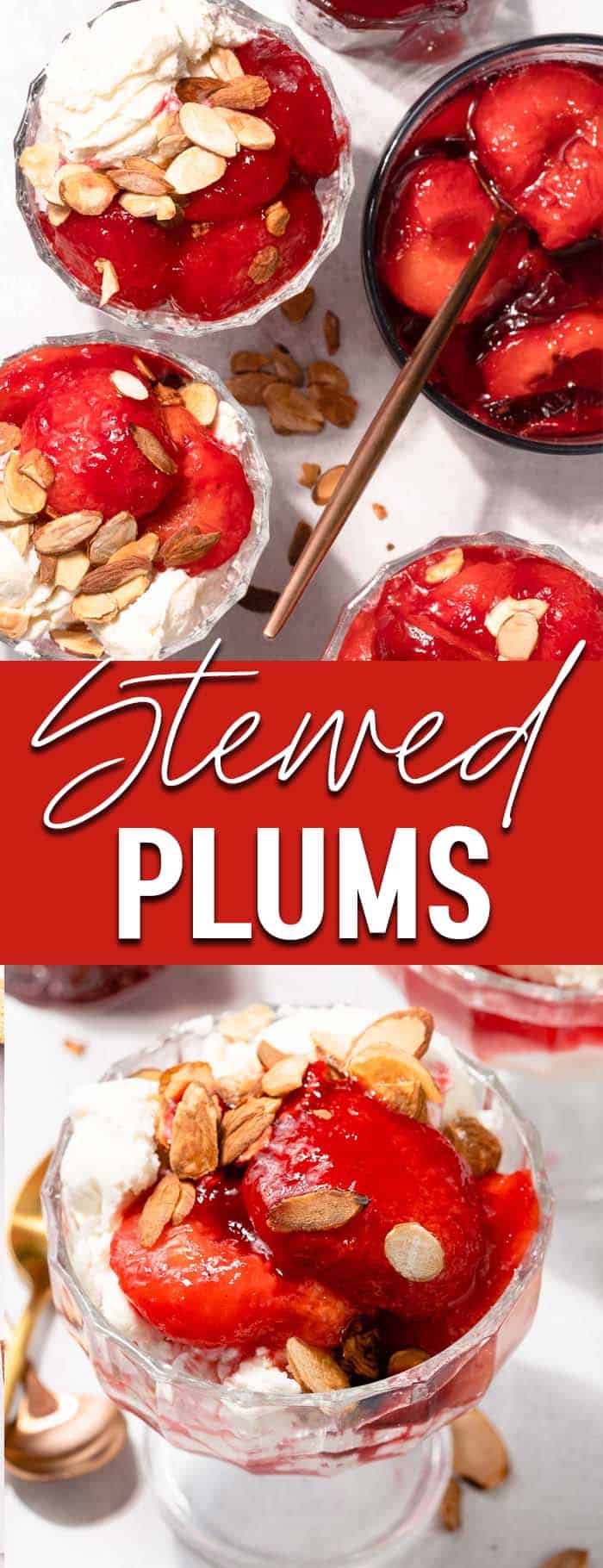 Stewed Plums - Nibble and Dine