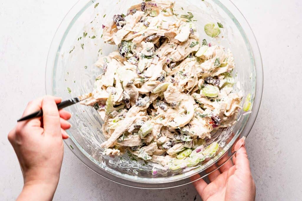 Cranberry Chicken Salad - Nibble and Dine