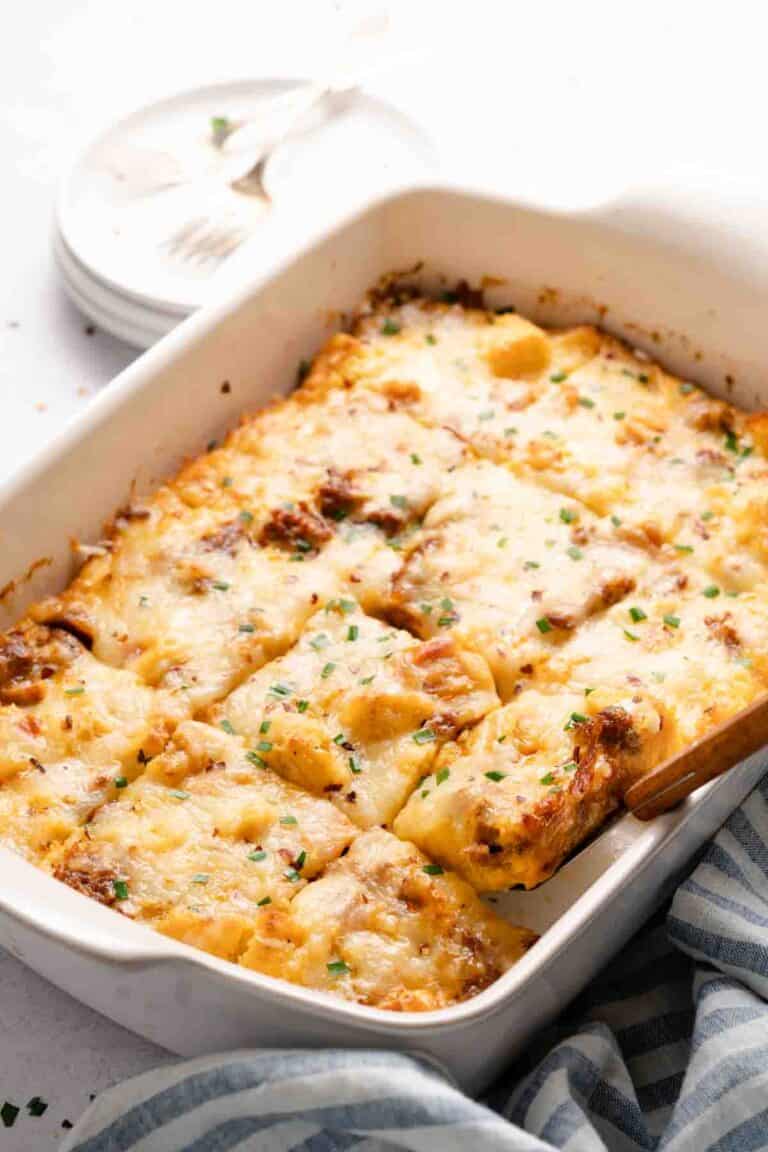 Italian-Style Breakfast Casserole - Nibble and Dine