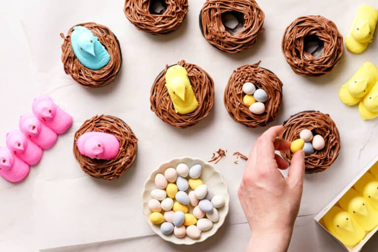 Easter Nest Donuts - Nibble and Dine
