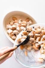 Bagel Bread Pudding - Nibble and Dine